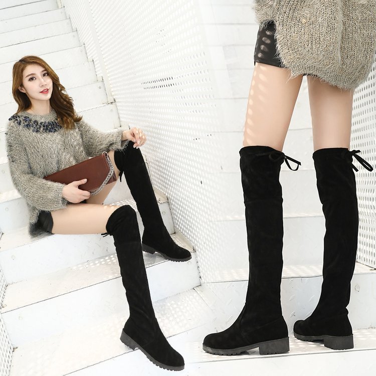 Size 35-42 Women's Fashion Martin Boots Suede Flat Shoes Soft Low Heel ...