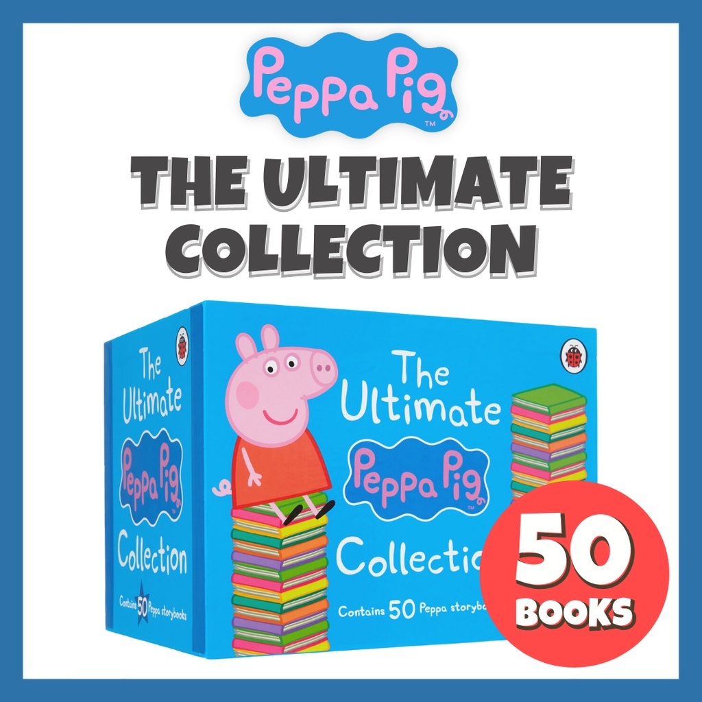 The Ultimate Peppa Pig Book Set Collection (Blue) 50 Books Children ...