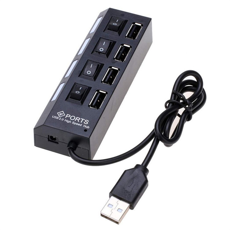 USB HUB 2.0 Splitter Multi HUB USB Four Port Adapter Multiport Hub PC ...
