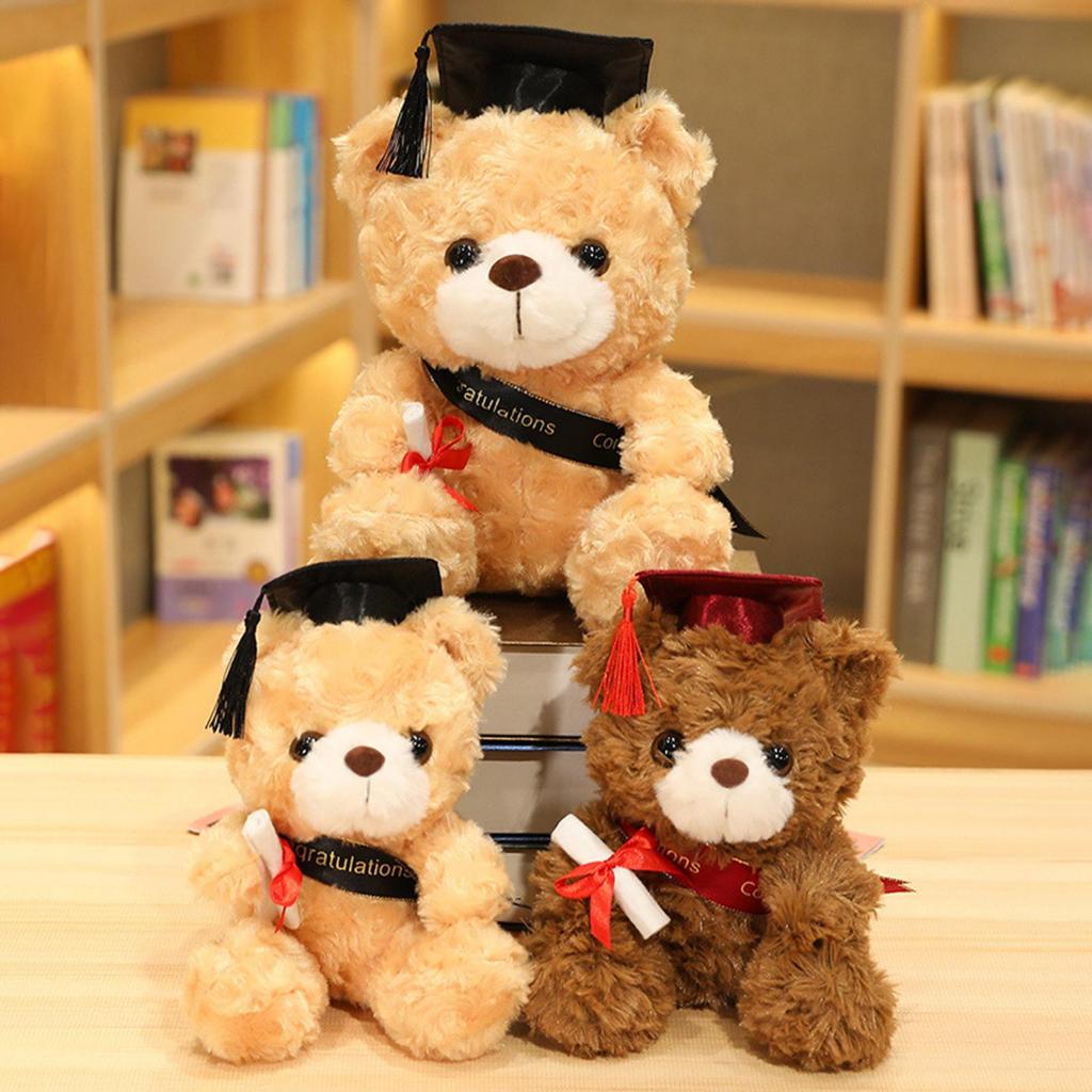 28cm Cute Graduation Bear Toy Creative Class of Graduation Gift Bear ...