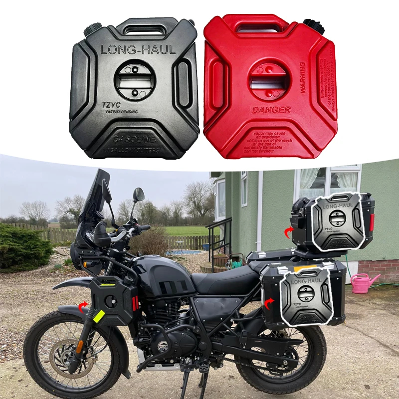 2 Color 3L 5L Fuel Tanks Petrol Cans Car Jerry Can Mount Motorcycle ...