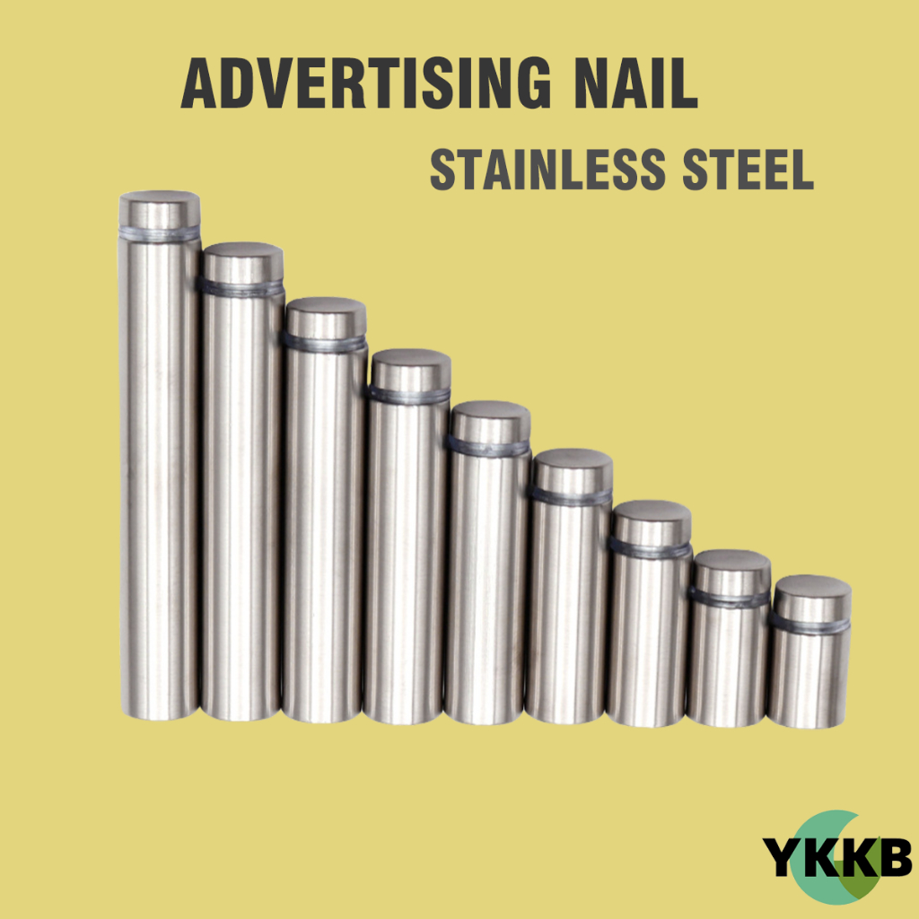 Stainless Steel Advertising Screw Nail Double-End Mirror Acrylic and ...