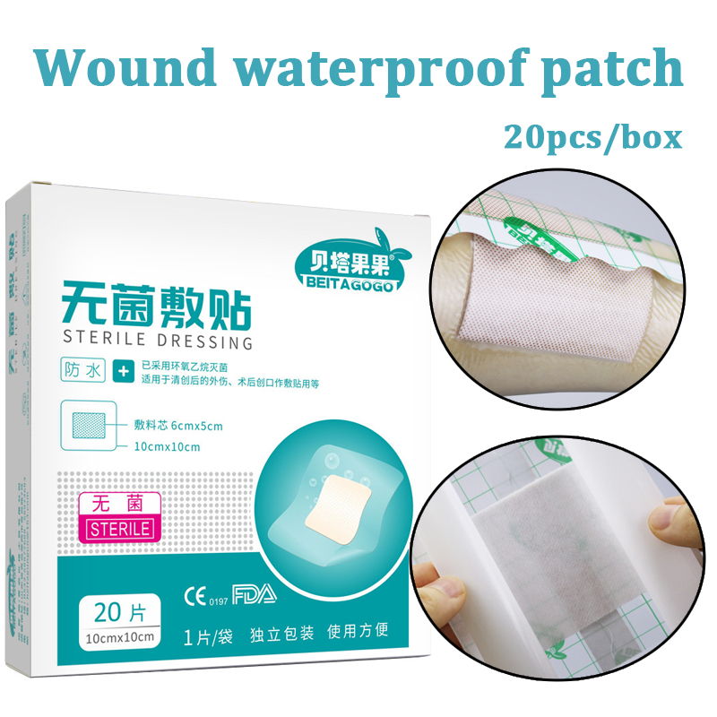 10*10cm Medical Waterproof Dressings//Wound waterproof patch//Sterile ...