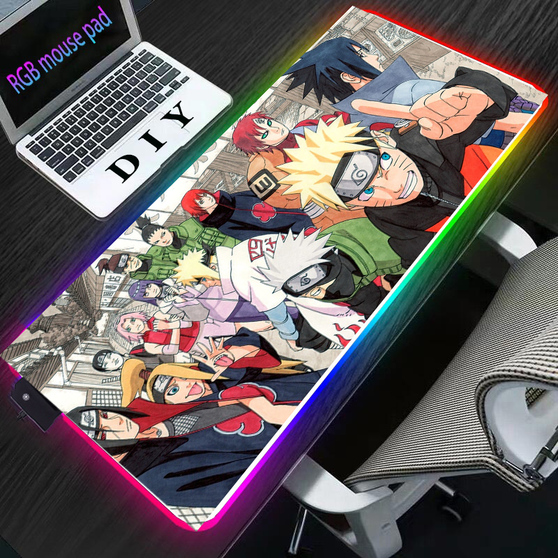 Gaming Mouse Pad RGB LED Light KEYBORAD mouse pad waterproof mouse pad ...