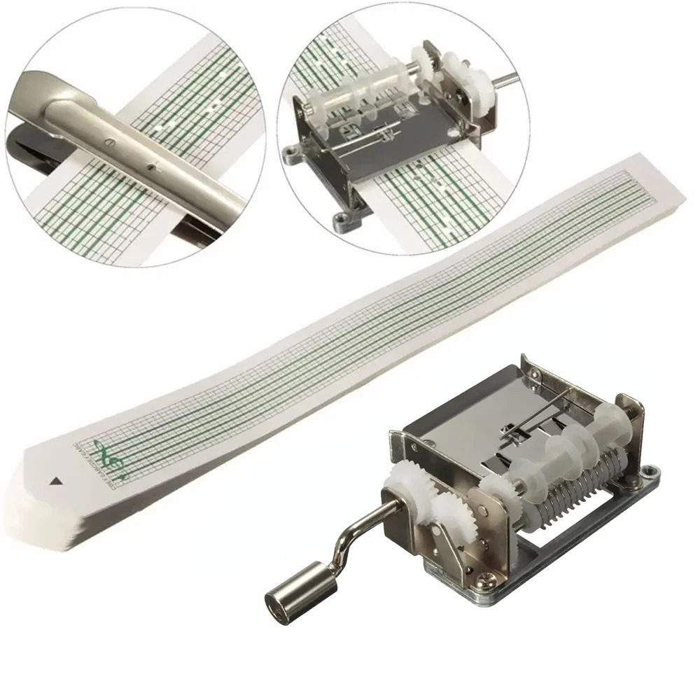 KOShobby DIY 15-Note Music Box Movement Hand-Cranked 15 Notes Music Box ...