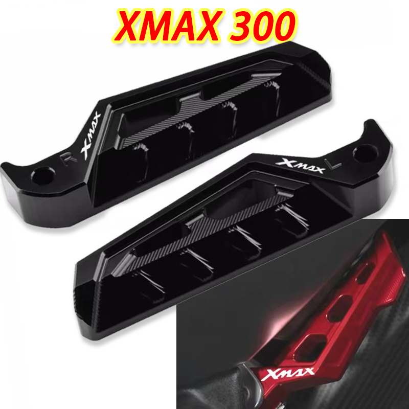 Rear Pedal For XMAX300 CNC Alloy Rear Footrest Passenger Foot Pegs ...