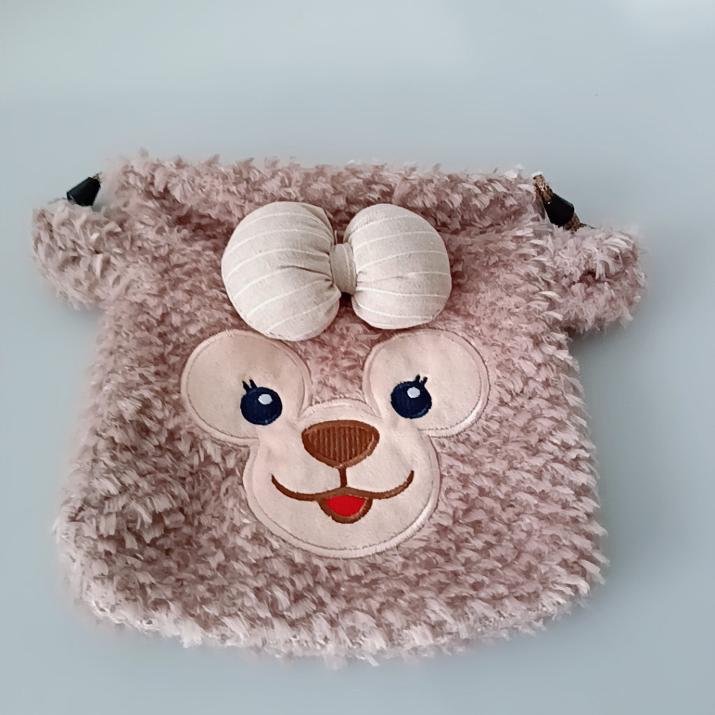 20cm Girl Cute Cartoon Plush Backpack Duffy Bear Shirley Pendant Bag ...