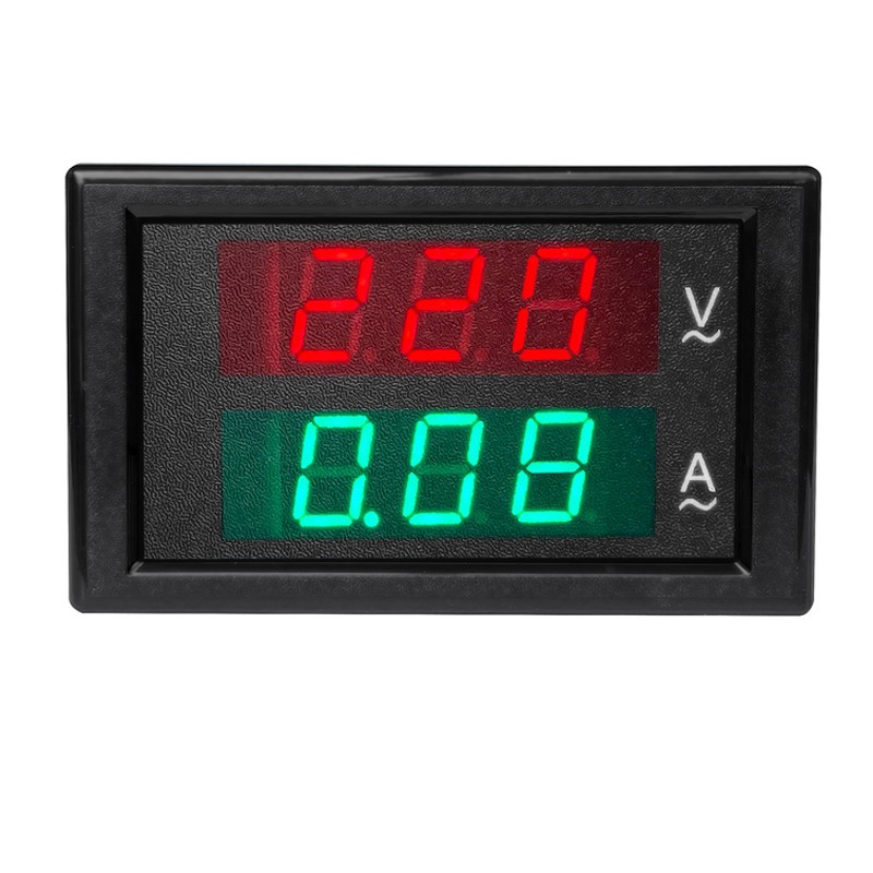 AC Digital Voltmeter Ammeter 220V 380V 200A 100A DL85-2042 Dual Display ...