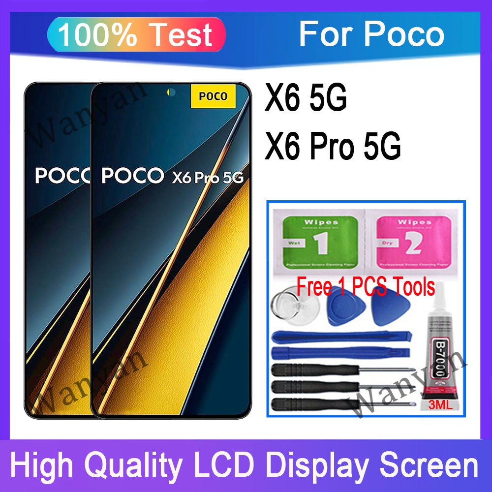 OEM For AMOLED Poco X6 5G X6 Pro 5G LCD Display Touch Screen Replacement | Shopee Philippines