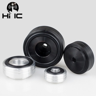 4 Pcs HiFi Audio Aluminum Alloy/Rubber Speaker Anti-Slip Feet Pad ...