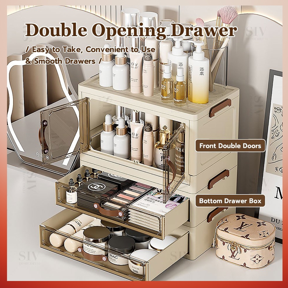Cosmetics Organizer Skin Care Products Dressing Table Mask Drawer ...