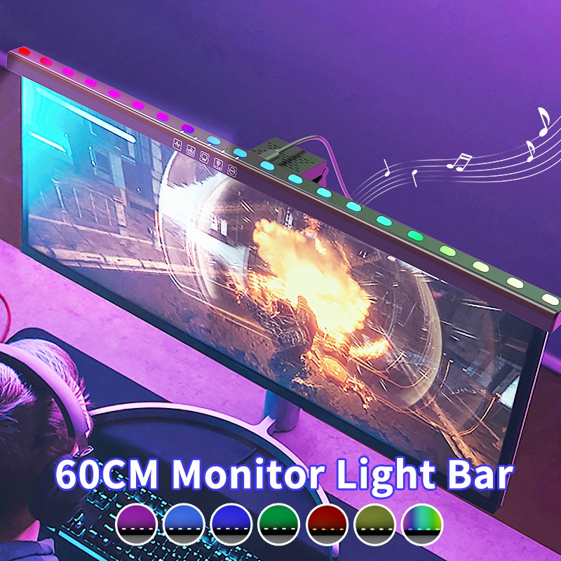 Computer Monitor Light Bar Led Desk LampStepless Dimming Pc Screen ...