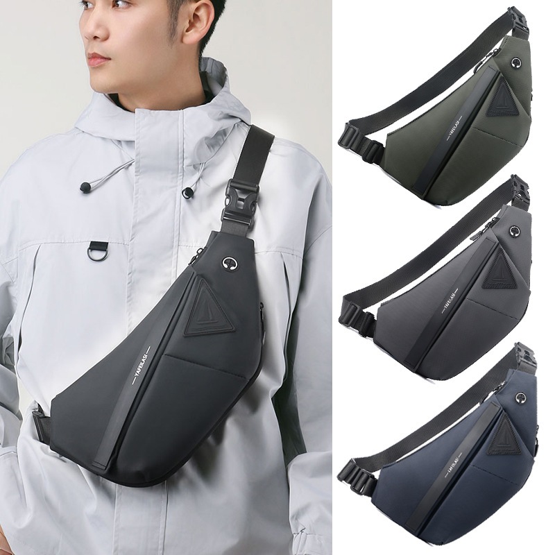 Chest bag Men's shoulder bag Crossbody bag Women's travel mini bag ...