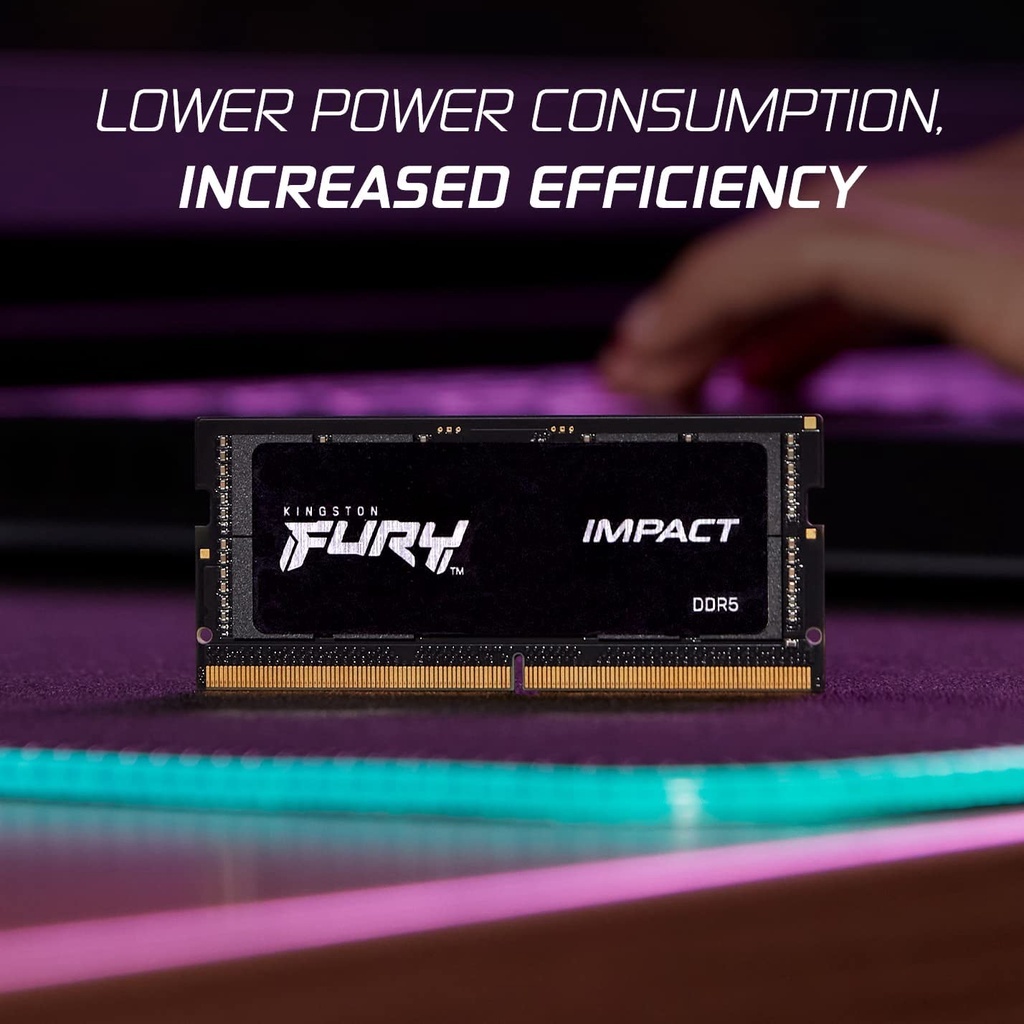 【In Stock】Kingston Fury Impact DDR5 8GB/16GB/32GB 4800MT/s to 5600MT/s CL38 CL40 SODIMM Laptop ...