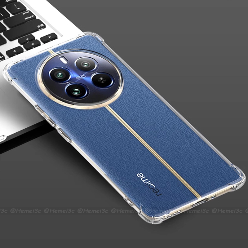 For Realme 12 Realme12 Pro Plus 5G Casing Clear Soft TPU Airbag ...