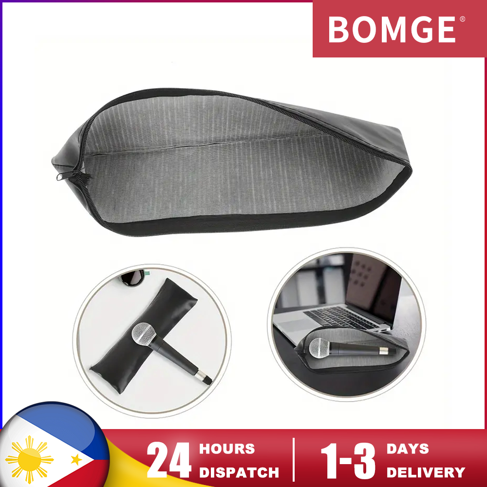 microphone storage bag mic bag with zipper wireless microphone travel ...