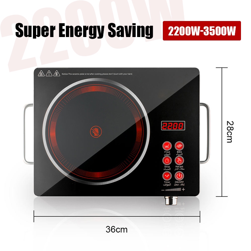 GAA 3500W Electric Stove Inverter Induction Cooker Heavy Duty Original ...