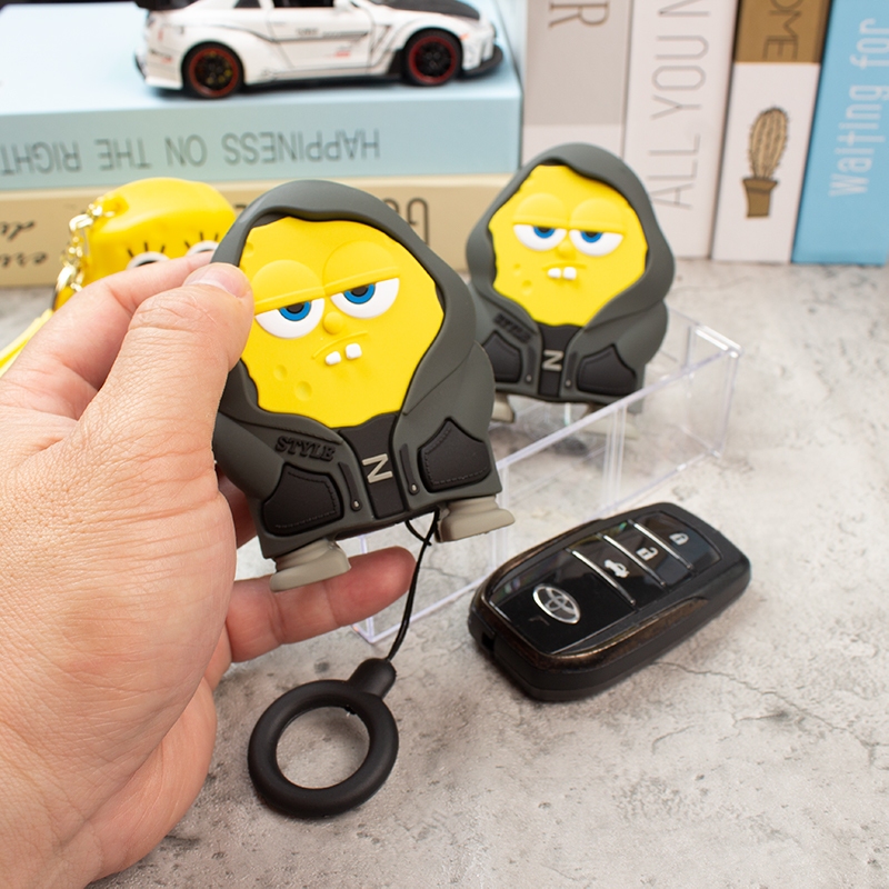 Cartoon SpongBob key cover for TOYOTA New Kijang Innova Zenix /Fortuner ...