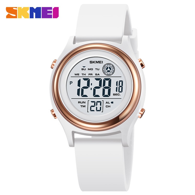 SKMEI 2094 Women Stopwatch Lady Wristwatch 50M Waterproof Shockproof ...