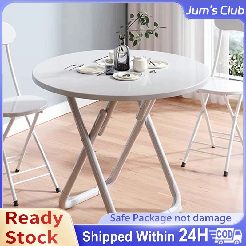【Diameter80/70/60】Folding Table Round Table Modern Simple Dining Table ...