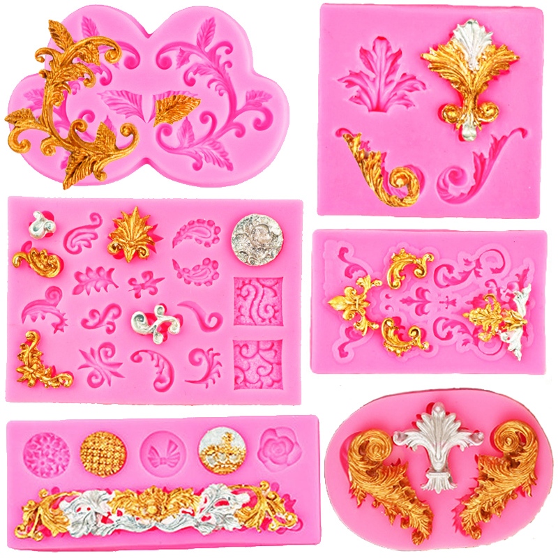 Relief Border Fondant Silicone Mold Cake Border Decoration Cupcake Top ...