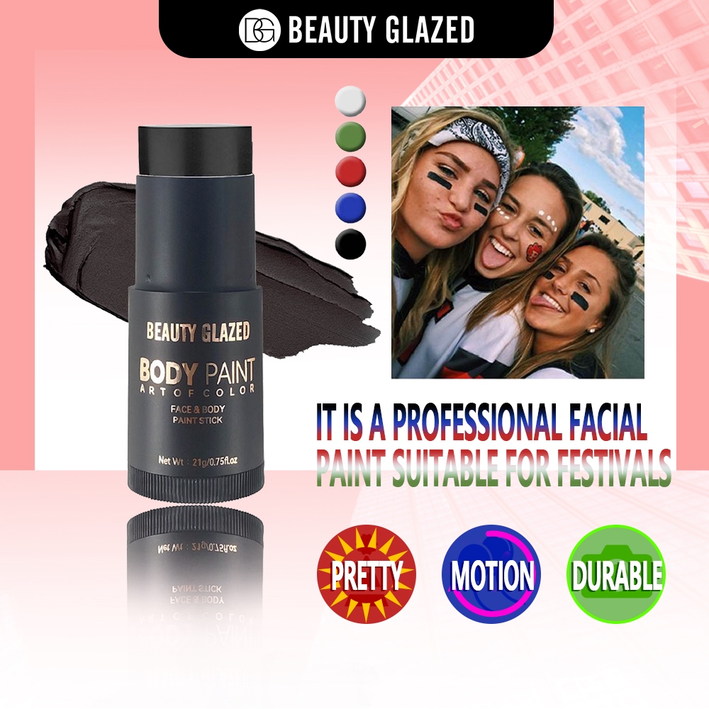 BEAUTY GLAZED Face & Body Paint Stick Professional Flash Non toxic ...