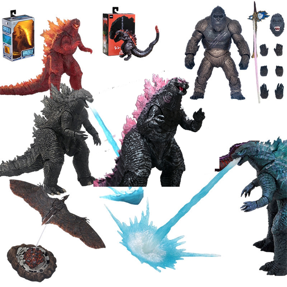 NECA Godzilla King Kong Mothra Rodan Godzilla Burning Movies Action ...