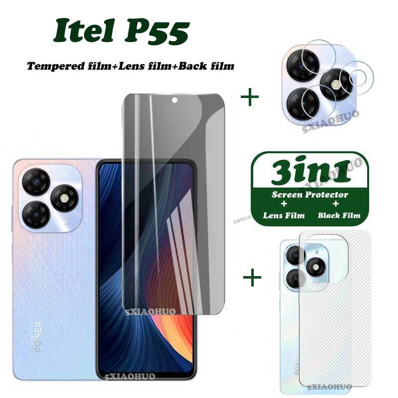 itel P55 Tempered Glass itel P55 Screen Protector itel P55 Camera Lens ...
