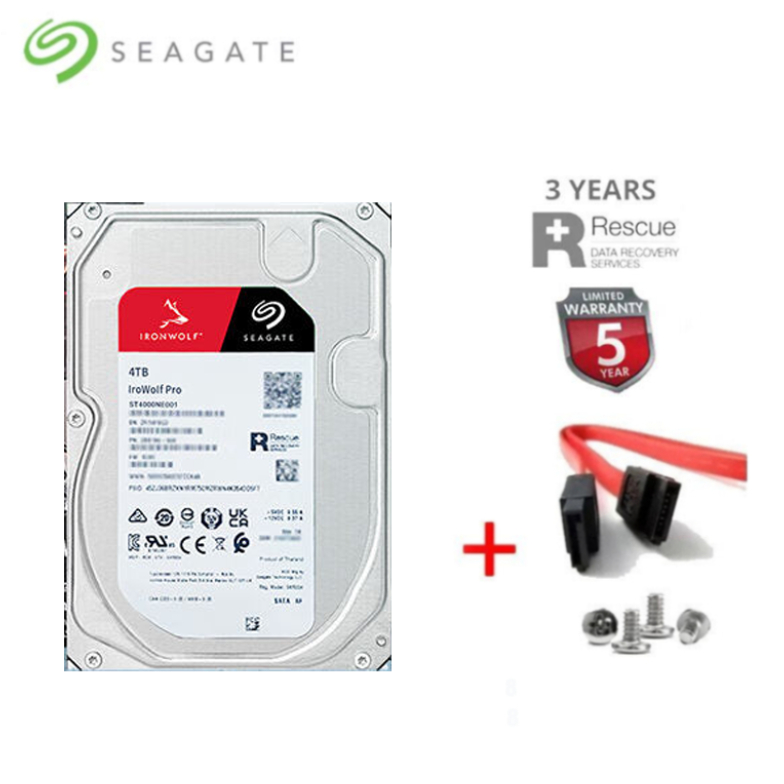 Seagate ST4000NE001 IronWolf Pro NAS 4TB 7200RPM 128MB 3.5" SATA Hard ...