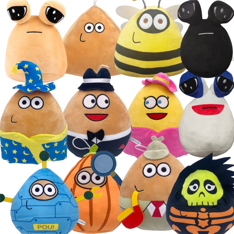 22 cm Stuffed Animal Hot Game,Alien Pou Plush Toy, Emotion Alien ...