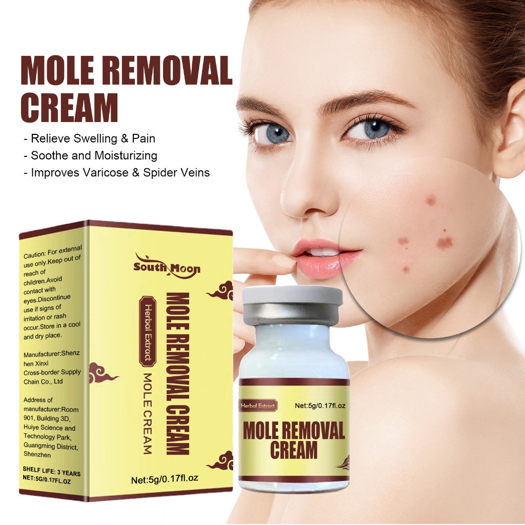 South Moon Wart Cream Skin Flesh Moles Black Mole Corns Deep Cleansing ...