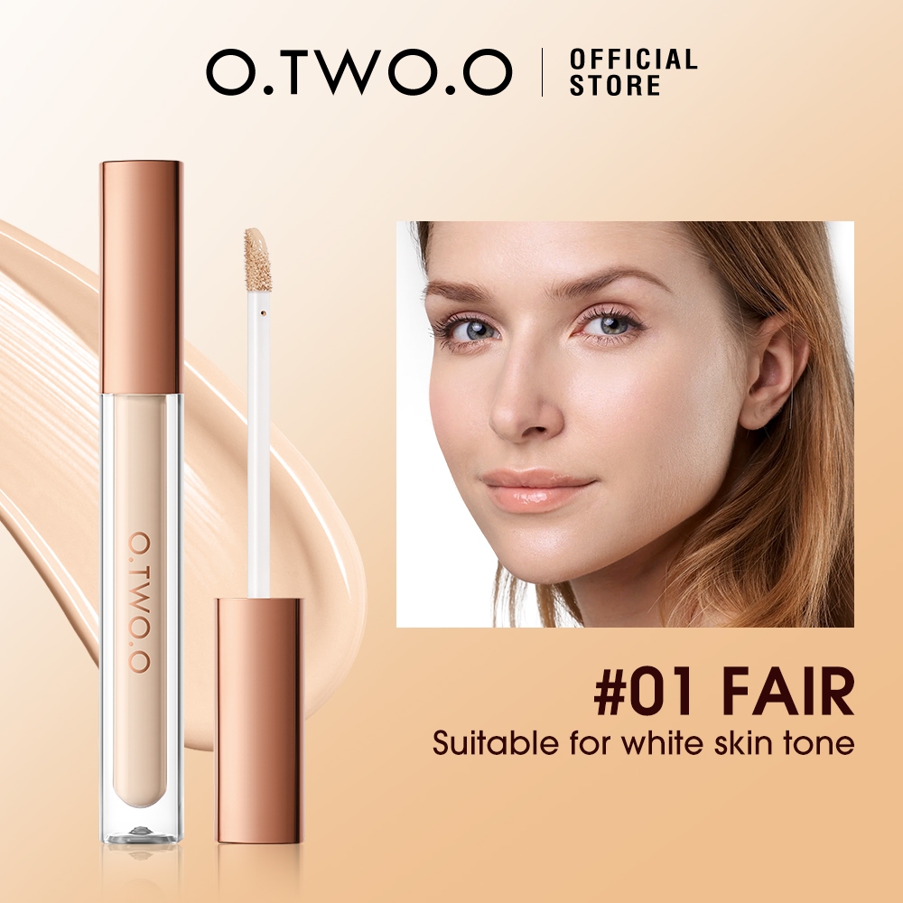O.TWO.O Makeup Liquid Concealer Face Foundation 4 Colors | Shopee ...