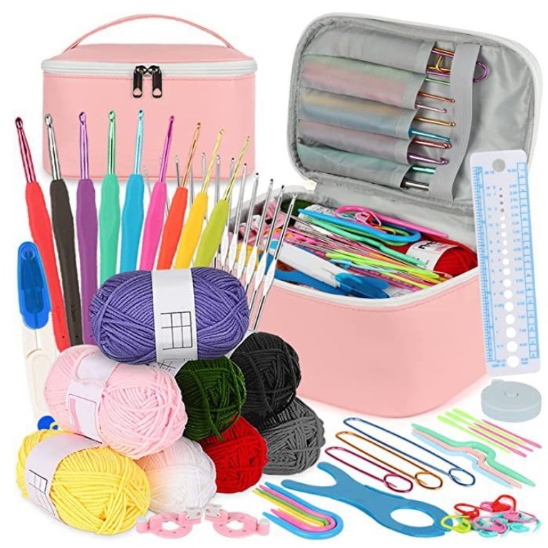 62-piece crochet set, sweater needles, knitting accessories, DIY ...