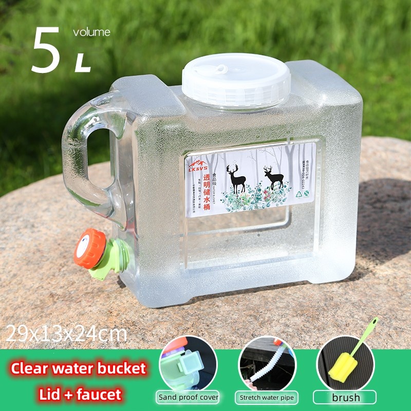 Portable Food-Grade Water Container 5L/7.5L/10L/15L/20L with Faucet for ...