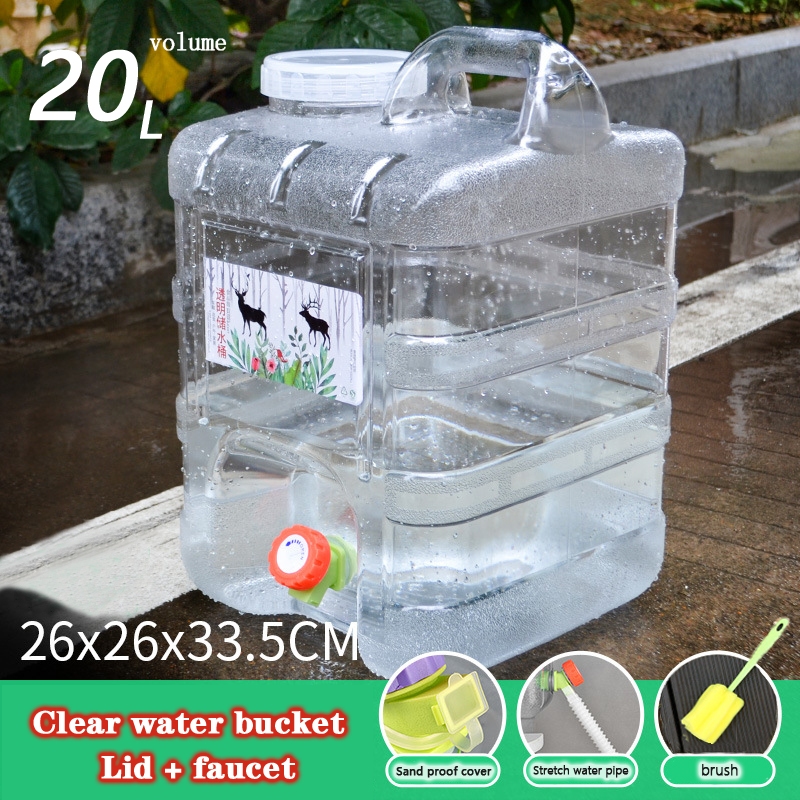Portable Food-Grade Water Container 5L/7.5L/10L/15L/20L with Faucet for ...