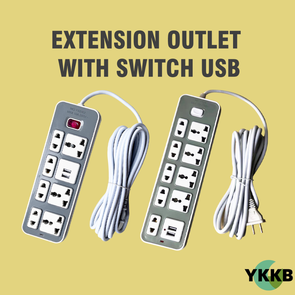 outlets USB extention lead power strip extension board COD Extension ...