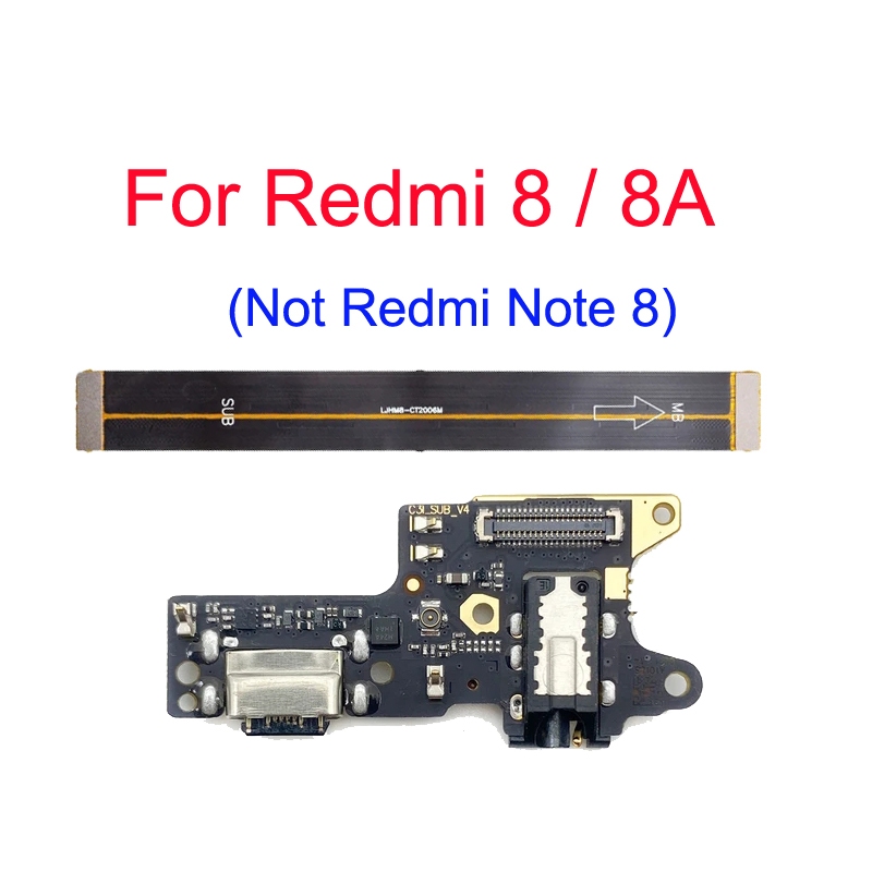 For Redmi 8 8A Charging Port Board Flex Main Board Motherboard Flex ...