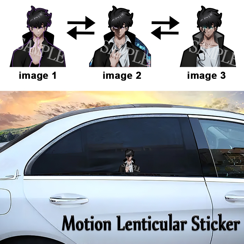 Anime Solo Leveling Motion Sticker Waterproof Decals for Car,Window ...