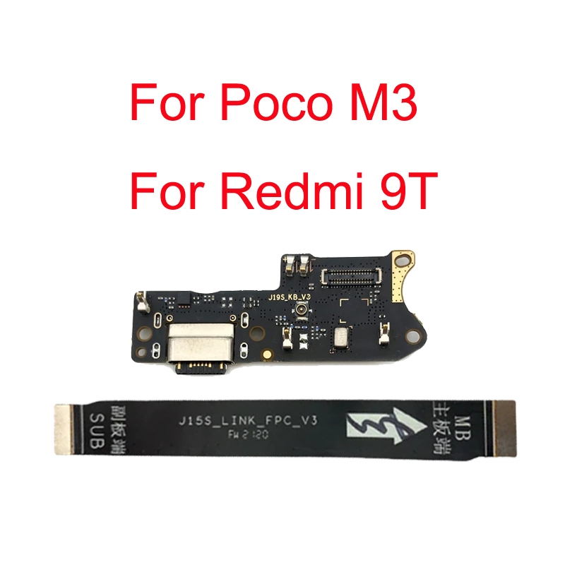 Charging Port Board Flex Main Board Motherboard Flex For Poco M3 And ...