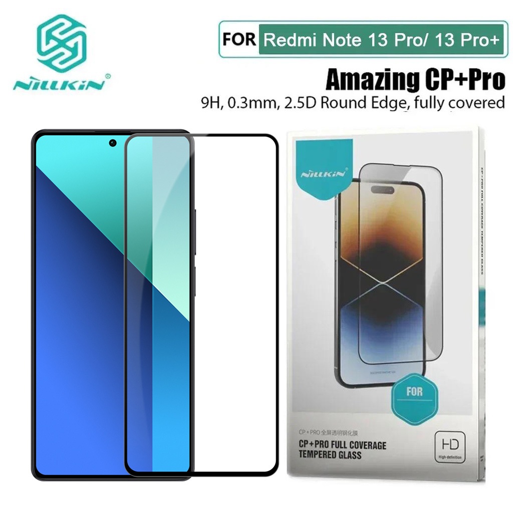Redmi Note 13 Glass Nillkin CP+Pro 2.5D Full Cover Screen Protector ...