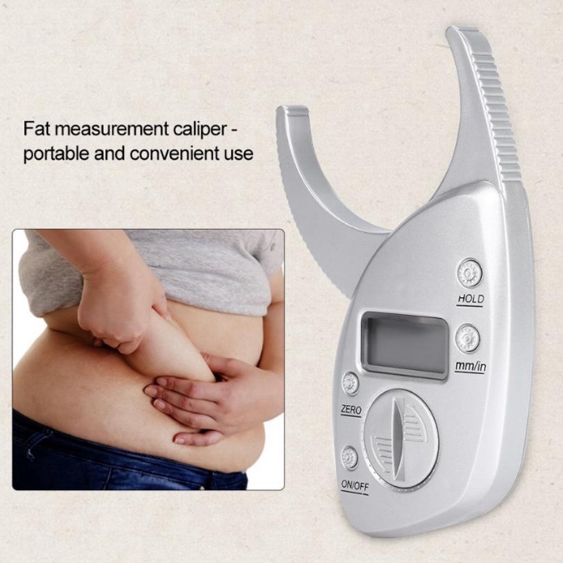 Body Fat Skinfold Caliper Fold Analyzer Measurement Thickness Caliper ...