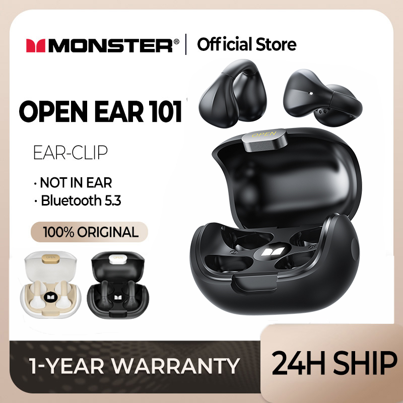 Monster Open Ear 101 Bone Conduction Bluetooth Wireless Sports ...