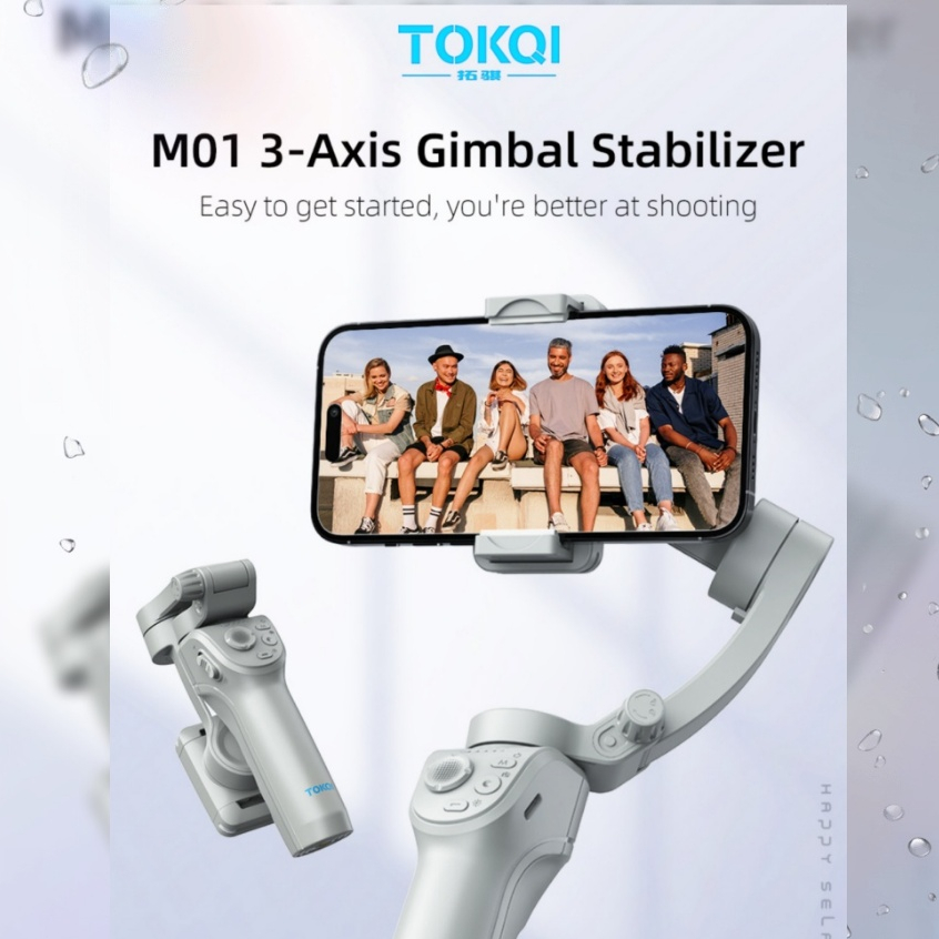 TOKQI-M01 Three-Axis Gimbal Stabilizer: Unleash Cinematic Brilliance ...