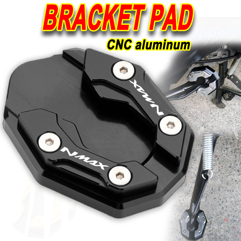 1pcs Side Stand Shoes Flat Foot Cnc Modified Extension Kickstand Pad