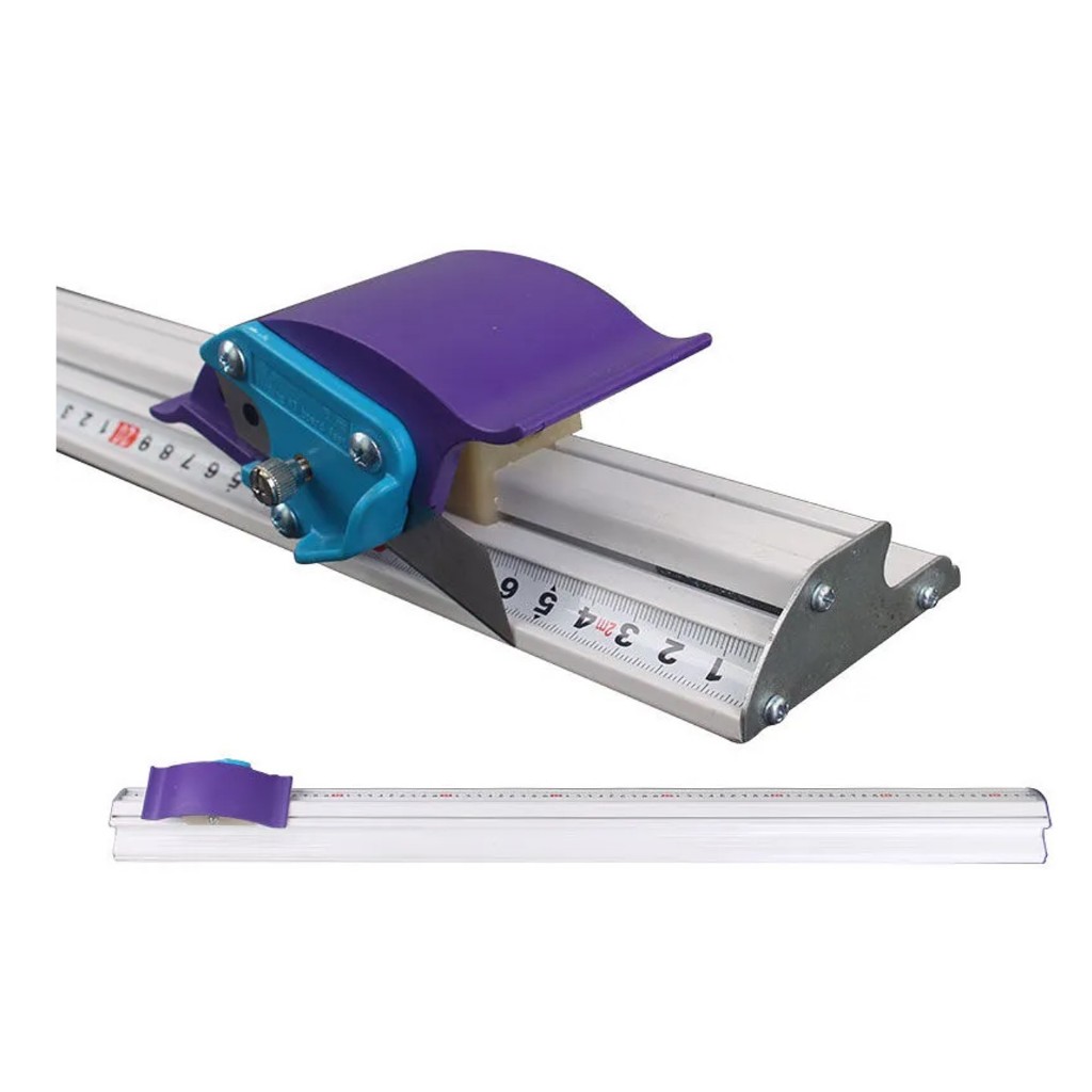 Sliding Cutting Ruler KT Board pvc Paper Fabric Cutting Ruler Anti-Slip ...