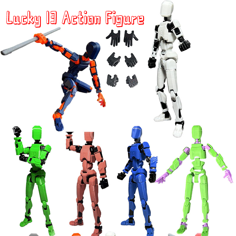 3d printed toys action figure movable joints multi jointed movable ...