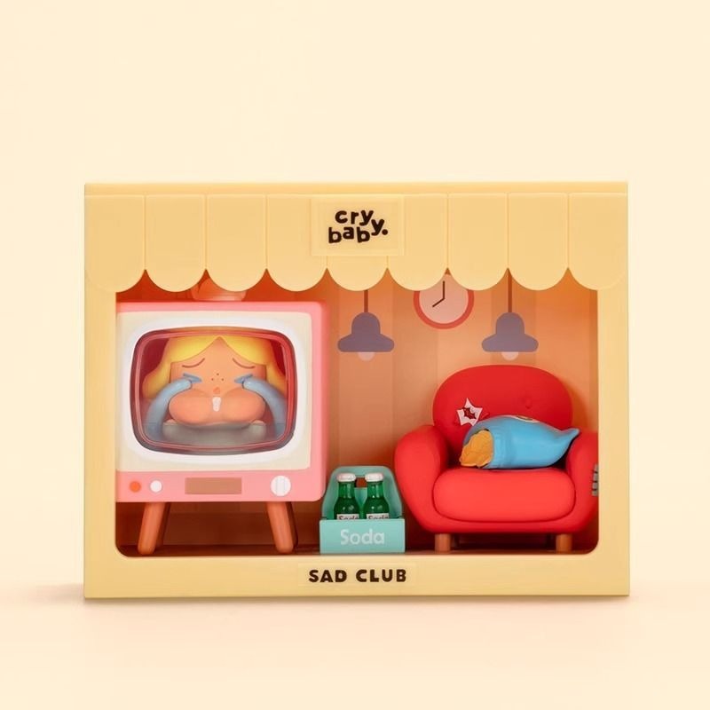 Genuine POPMART CRYBABY Sad Club Series popmart official | Shopee ...