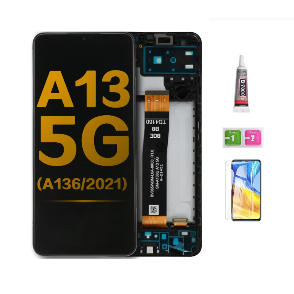 Original For Samsung Galaxy A13 4G A135 A13 5G A136 A136B A136U LCD Display with Touch Screen ...