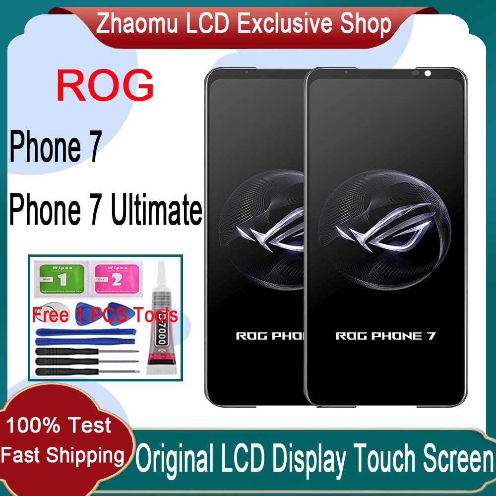 Original AMOLED ROG Phone 7 7 Ultimate LCD Display Touch Screen ...