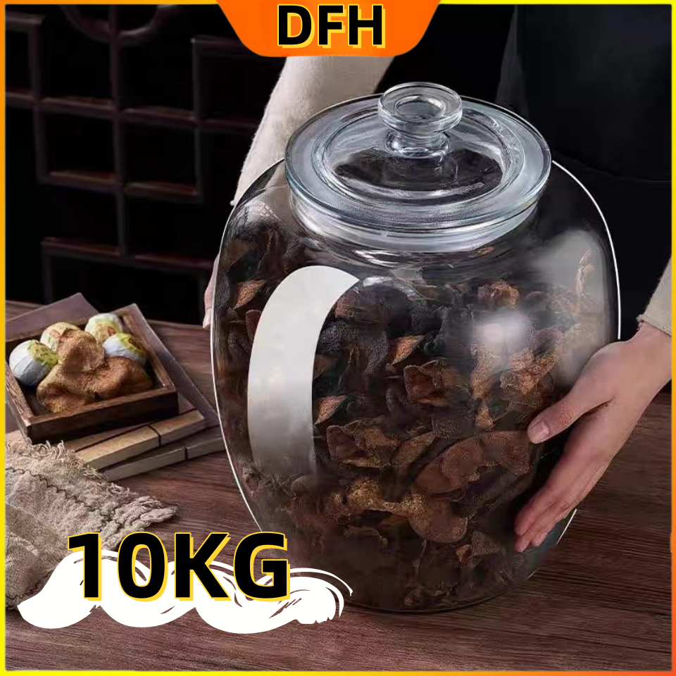 Glass rice storage container 10 kilos/10 kg big glass jars with lid ...